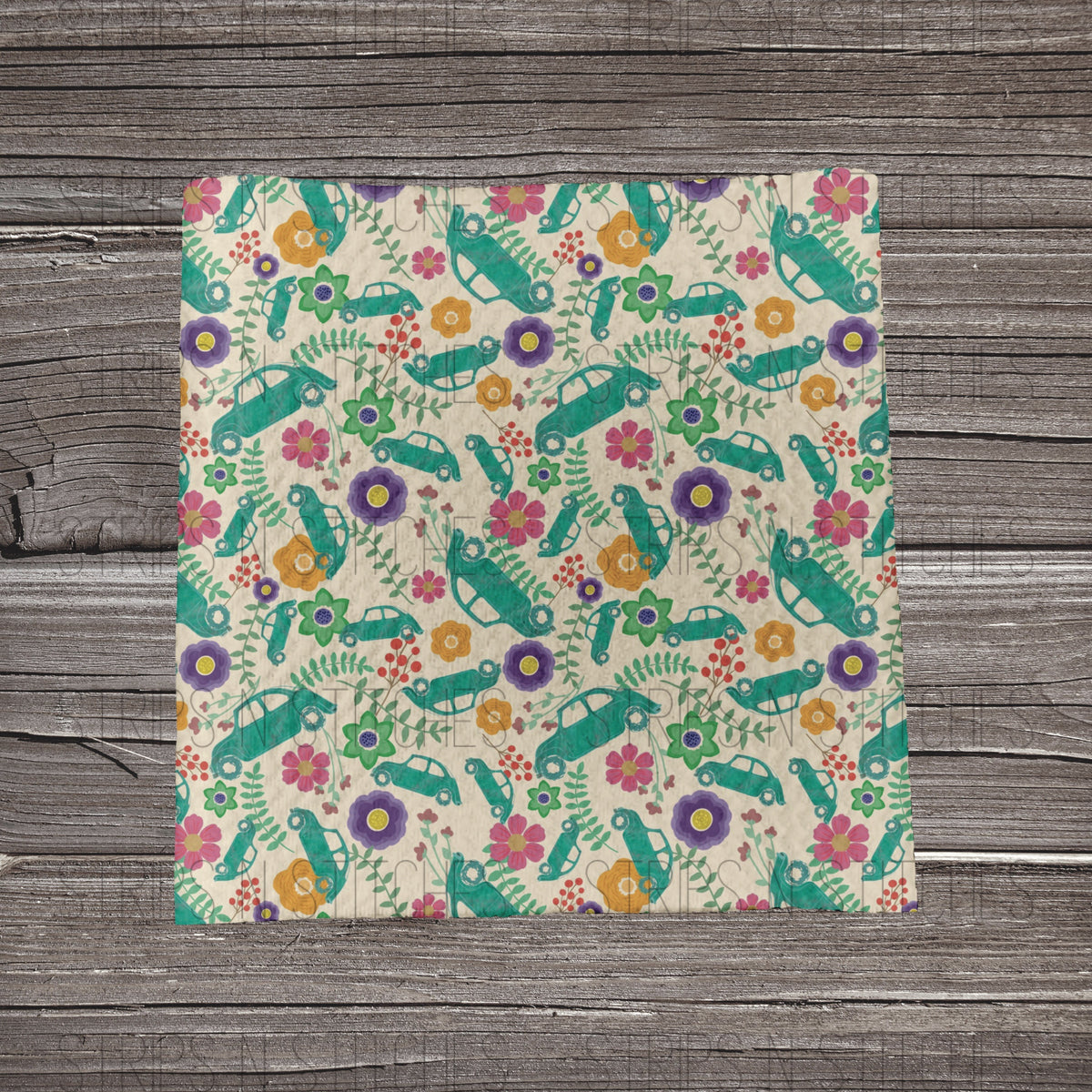 Floral Slug Bug | Bow Making | Headwrap | Scrunchies – Strips N Stitches