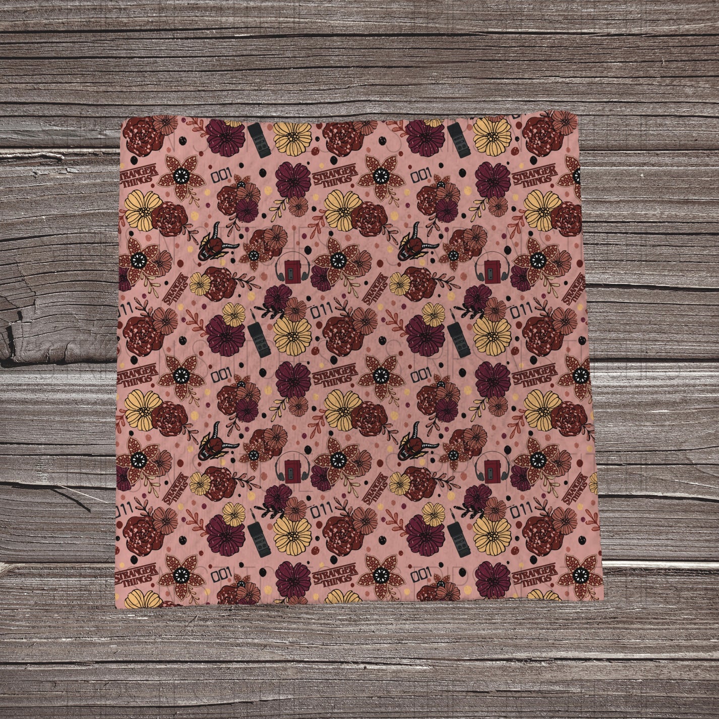 Almost Hidden Stranger Things Text | Fabric Strip- Bow Making- – Strips ...